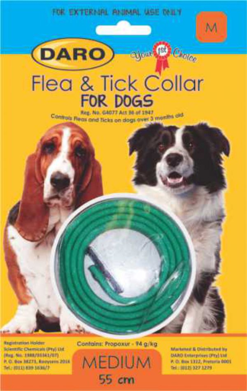 Daro Flea & Tick Collar Med dog 55cm – Exotic Pet Store