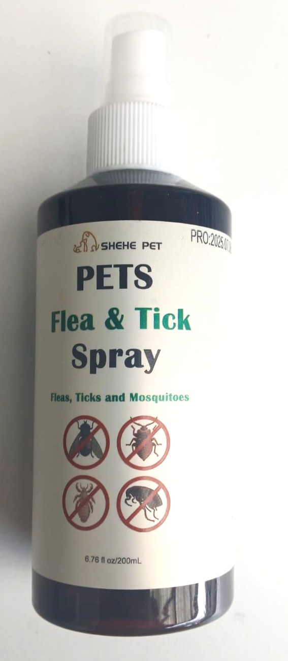 Shehe Pets Flea & Tick Spray 200ml – Exotic Pet Store