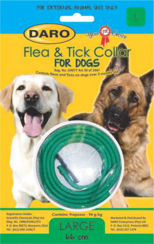 Daro Tick & Flea Collar Large Dog 66cm – Exotic Pet Store